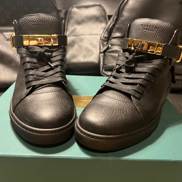Buscemi | Shoes | Buscemis High Tops Gold Plated Lock Buckle | Poshmark